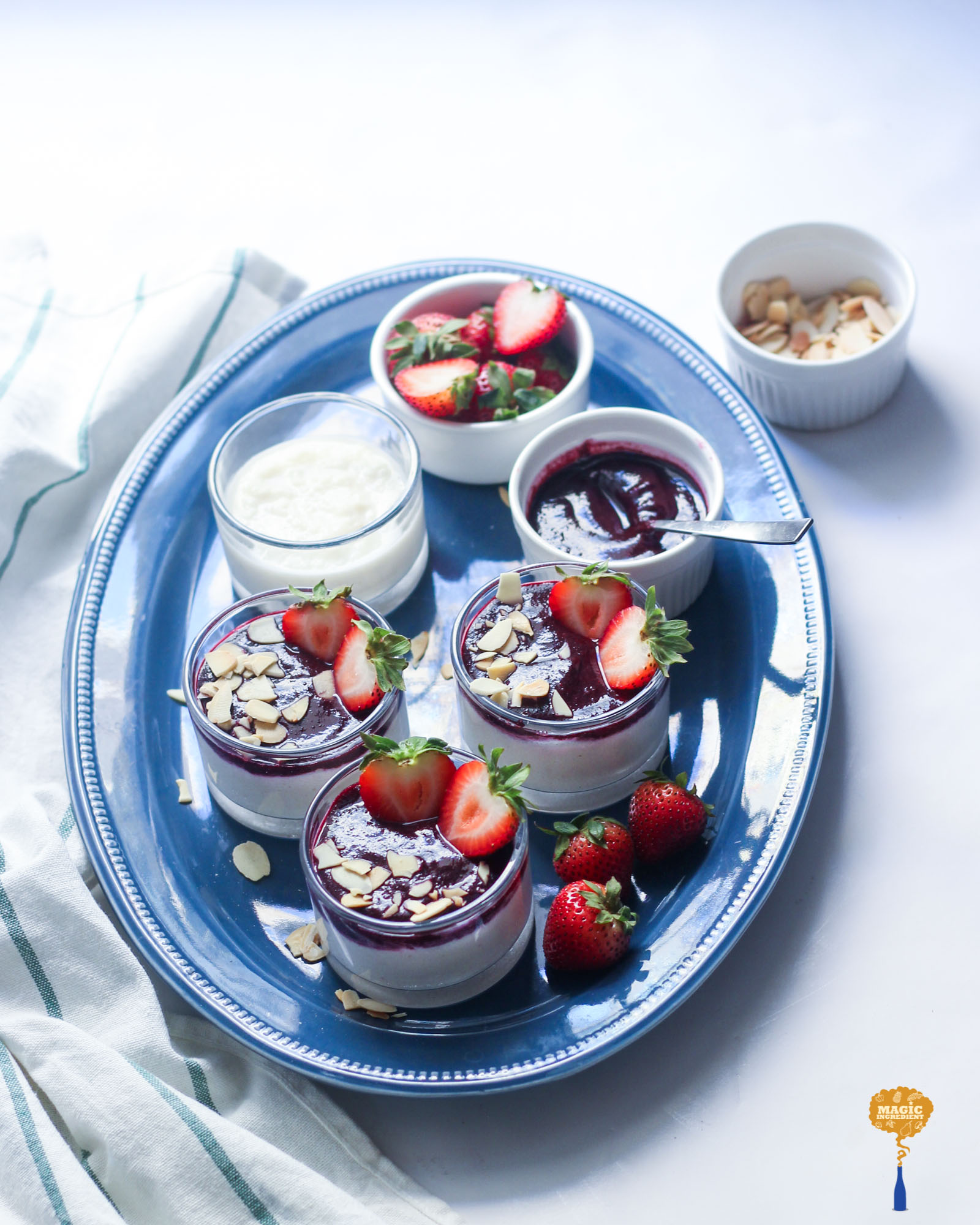 Firni or semolina pudding with berry sauce – Magic Ingredient