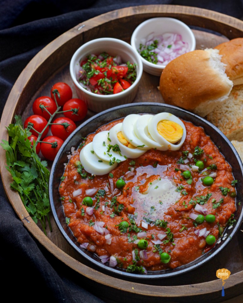 Anda/Egg pav bhaji – Magic Ingredient