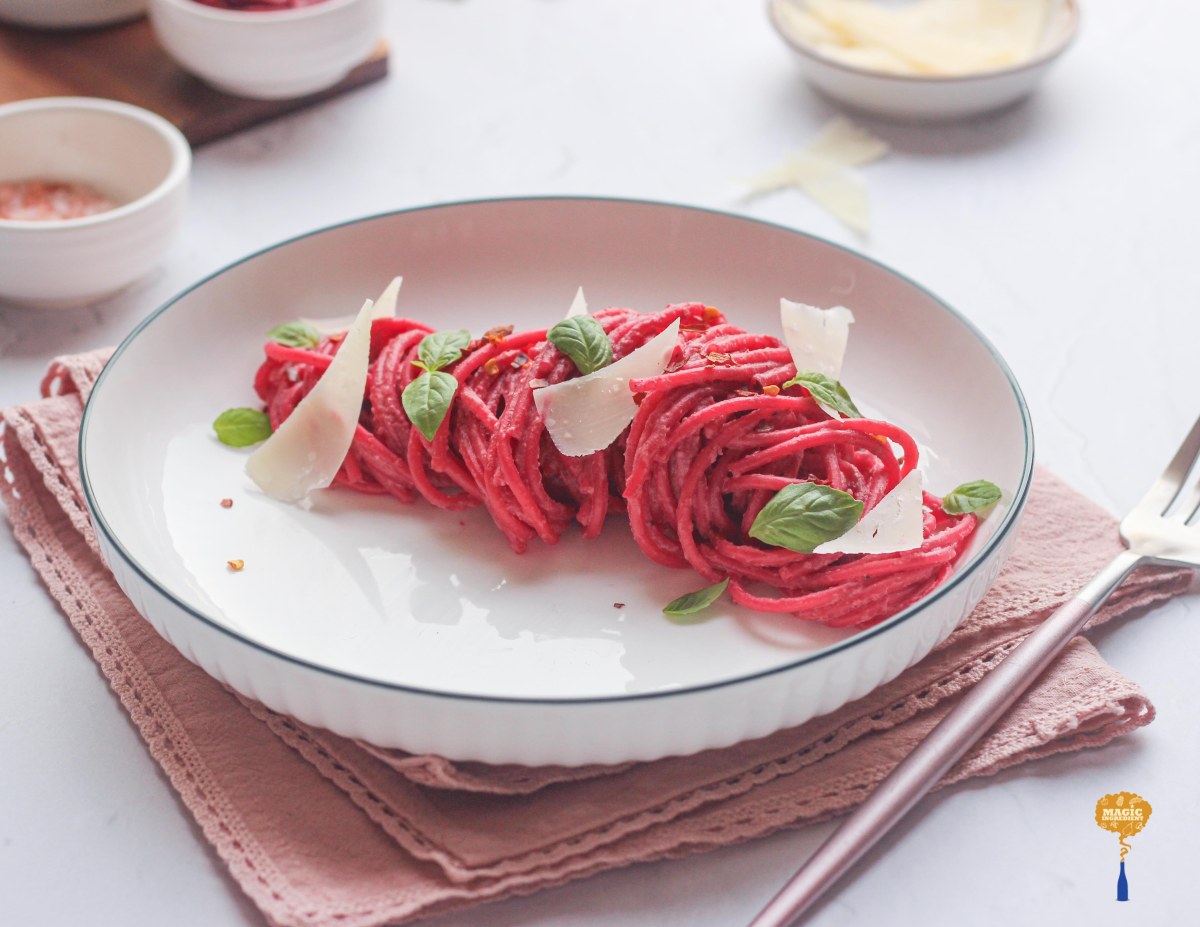 Pink beetroot pasta – Magic Ingredient