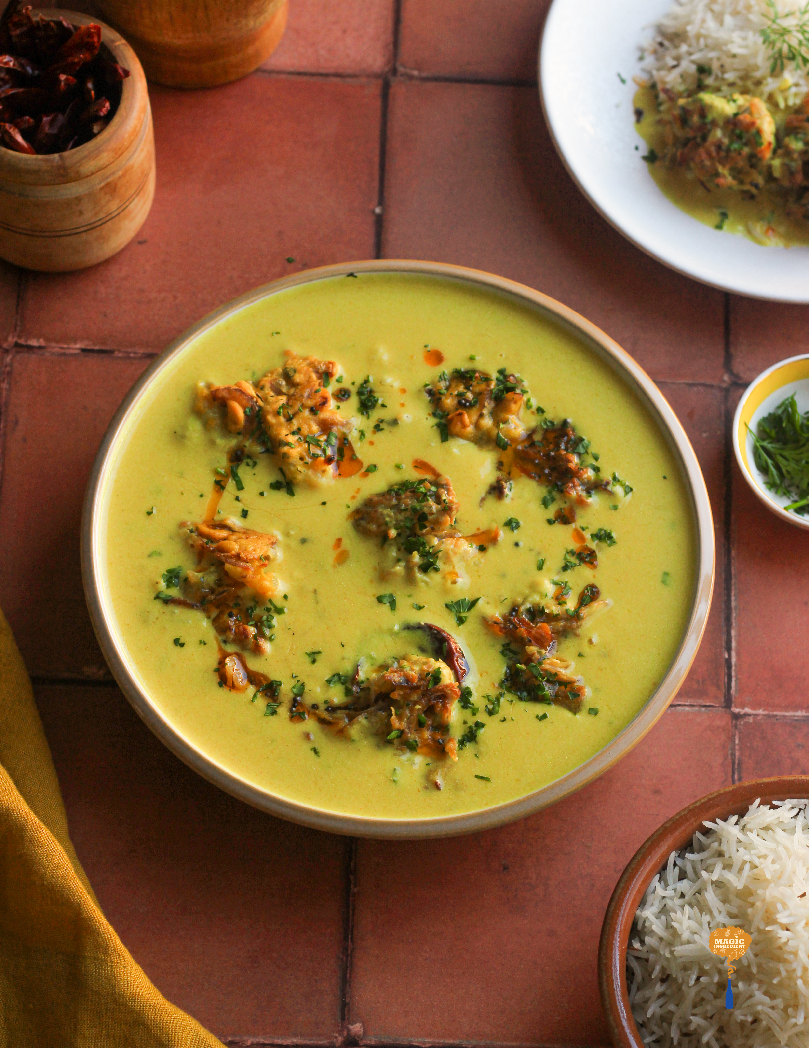 Kadhi Pakora: A Recipe with Restaurant-Ready Presentation tips – Magic ...